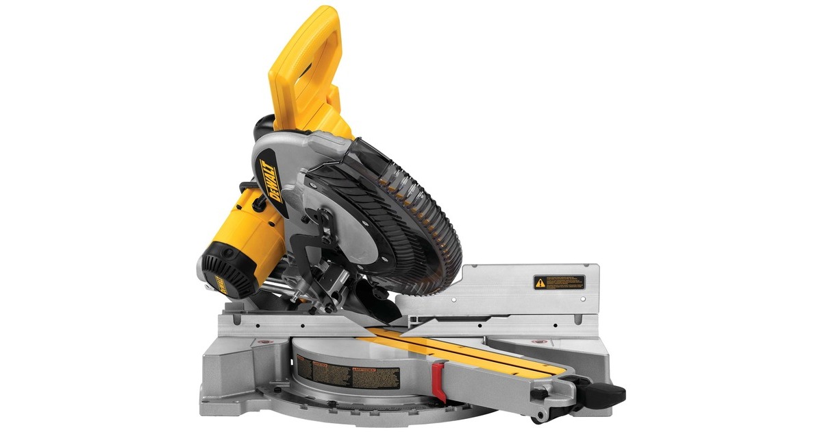 DeWalt Paneelzaag DWS 780 kap- & verstekzaag Geel, 1.675 Watt