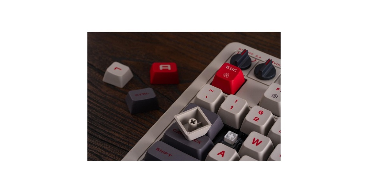 8BitDo Retro Mechanical Keyboard N Edition, gaming toetsenbord Grijs ...