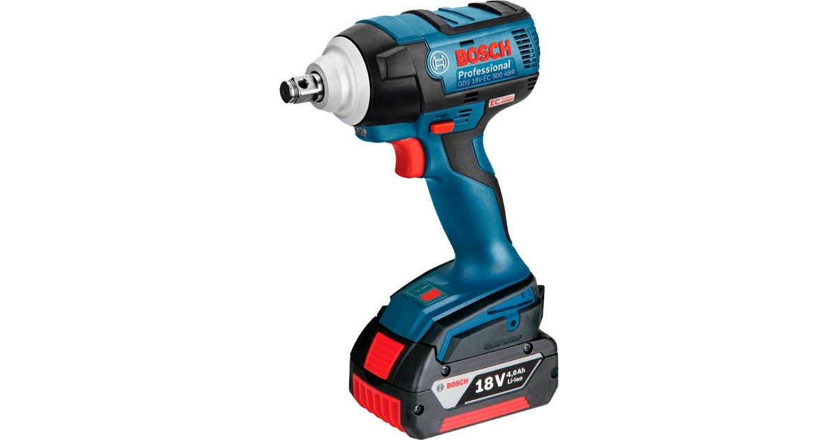 Bosch Professional GDS 18V-EC 300 ABR, 2x PC 4Ah (L) slagmoersleutel ...