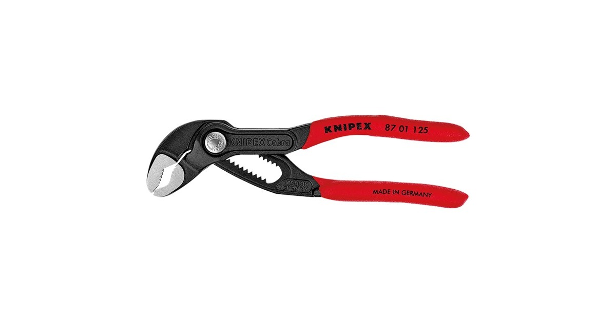Knipex Mini-tangenset in gereedschapsriemtas 002072V Rood/zwart, 2-delig