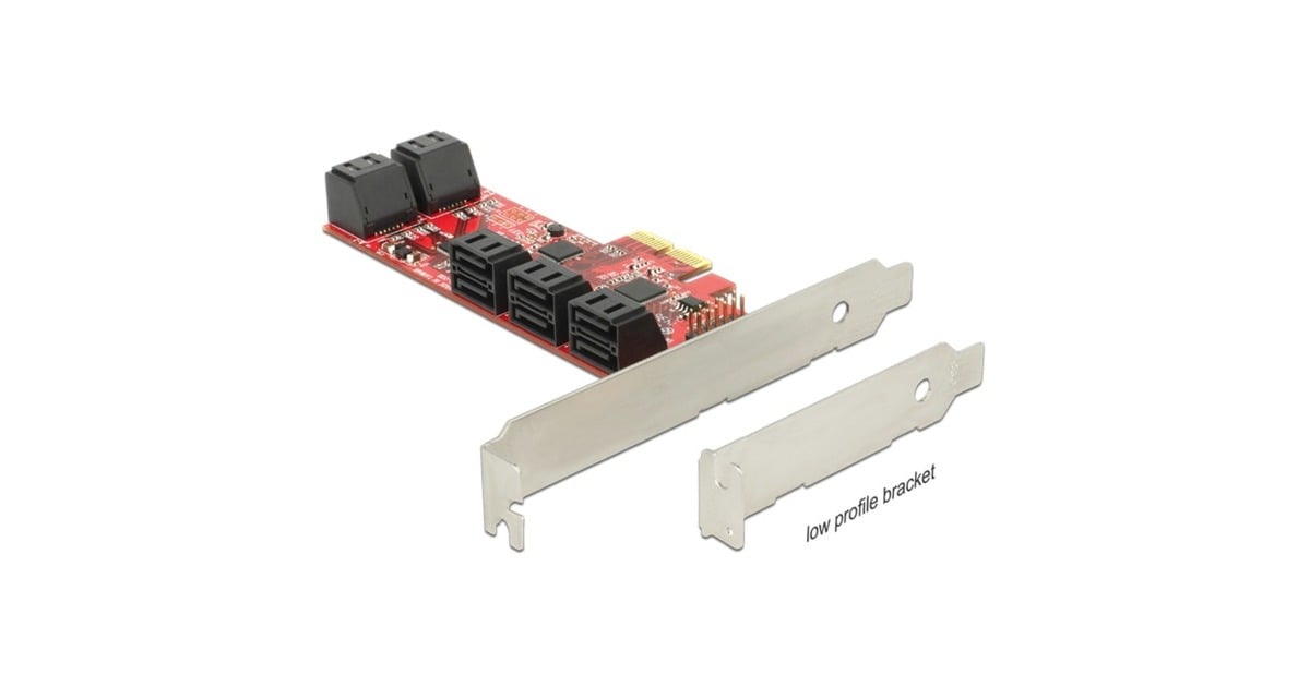 DeLOCK PCI Express x2 Card > 10 x internal SATA 6 Gb/s serial-ata ...