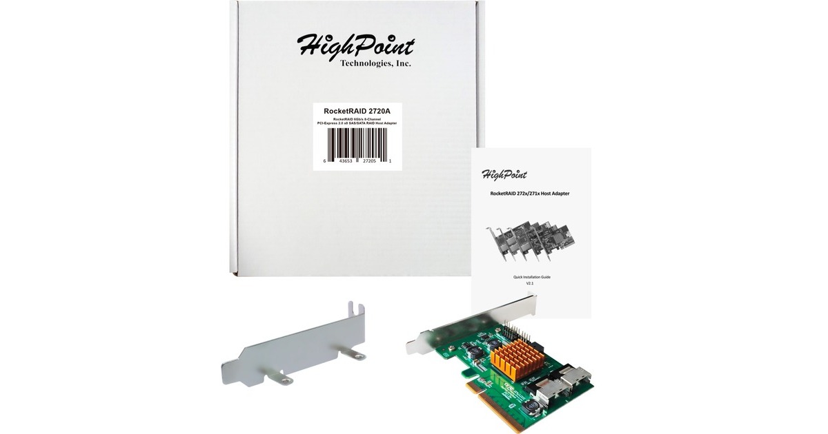 HighPoint RocketRAID 2720A raid-kaart
