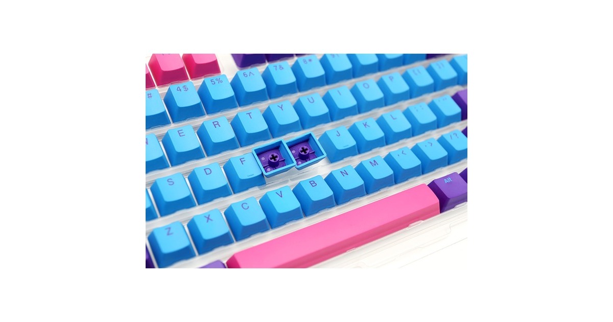 Ducky Keycap Set Joker keycaps Paars, PBT, QWERTY-set