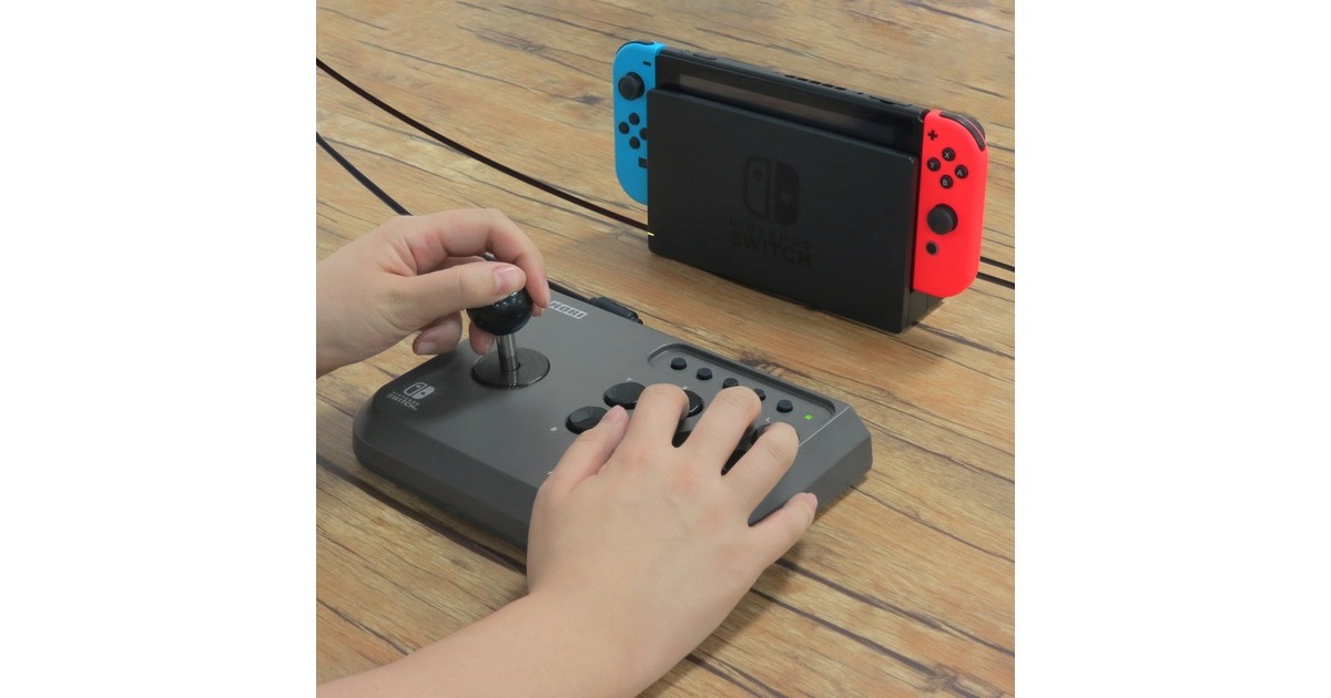 HORI Fighting Stick Mini joystick Zwart, Nintendo Switch, PC