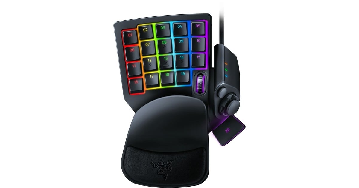 Razer Tartarus Pro gaming keypad Zwart, Razer Analog Optical Switch