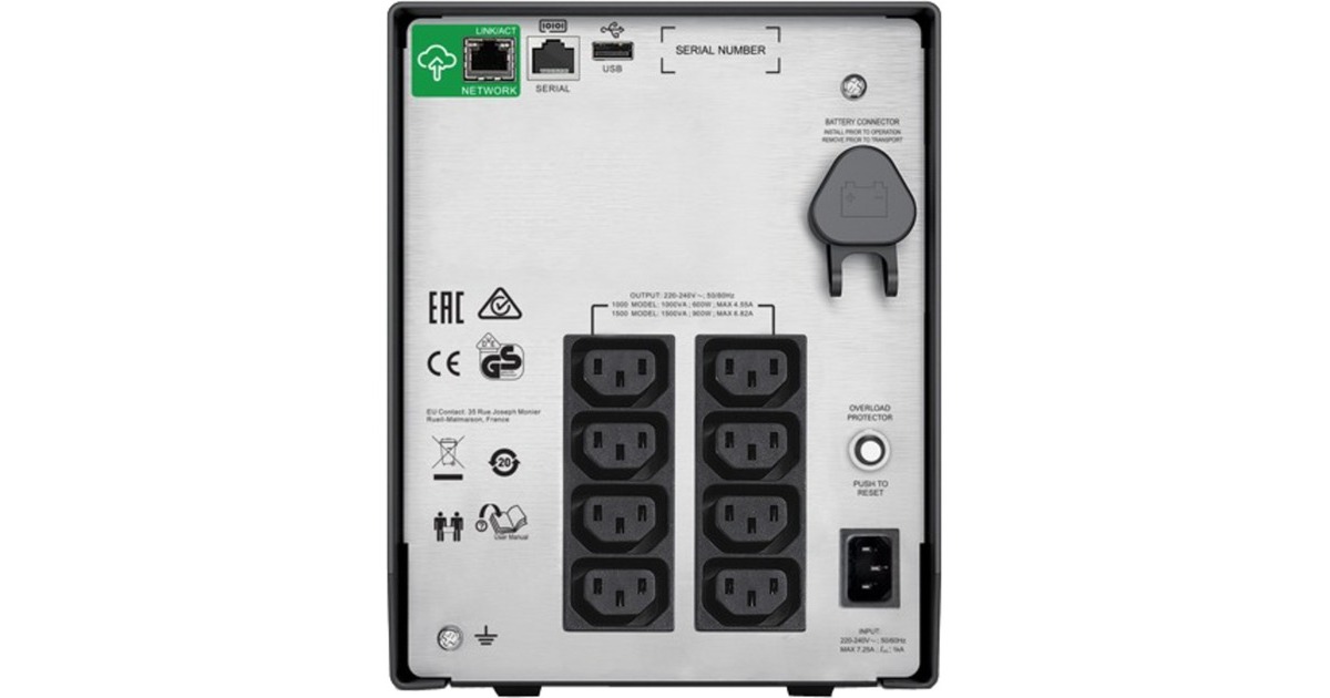 APC Smart-UPS C 1000VA LCD Smart connect ups Zwart