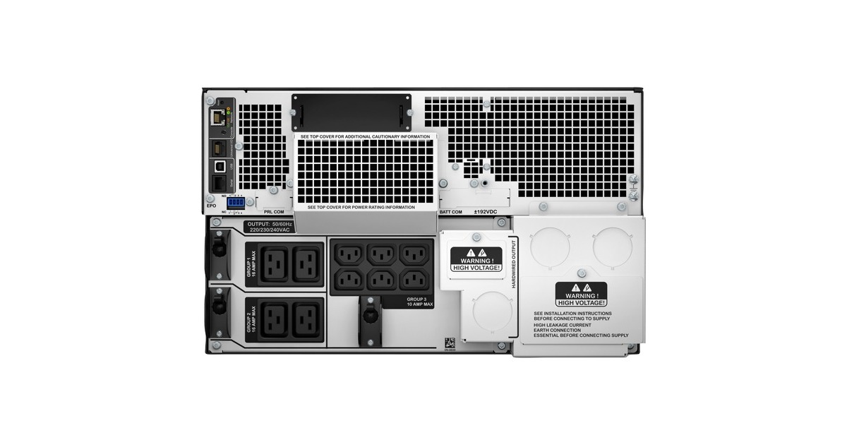 APC Smart-UPS On-Line 8000VA noodstroomvoeding ups Zwart, 6x C13, 4x ...