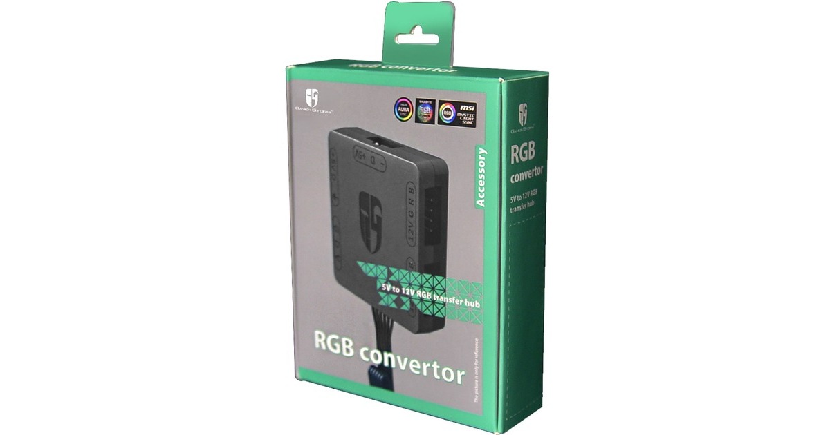 Deepcool RGB Convertor fancontroller Zwart