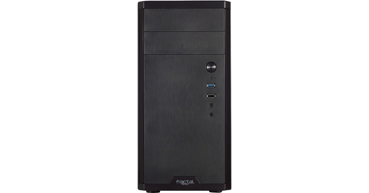Fractal Design Core 1100 mini tower behuizing Zwart | 2x USB-A Outlet