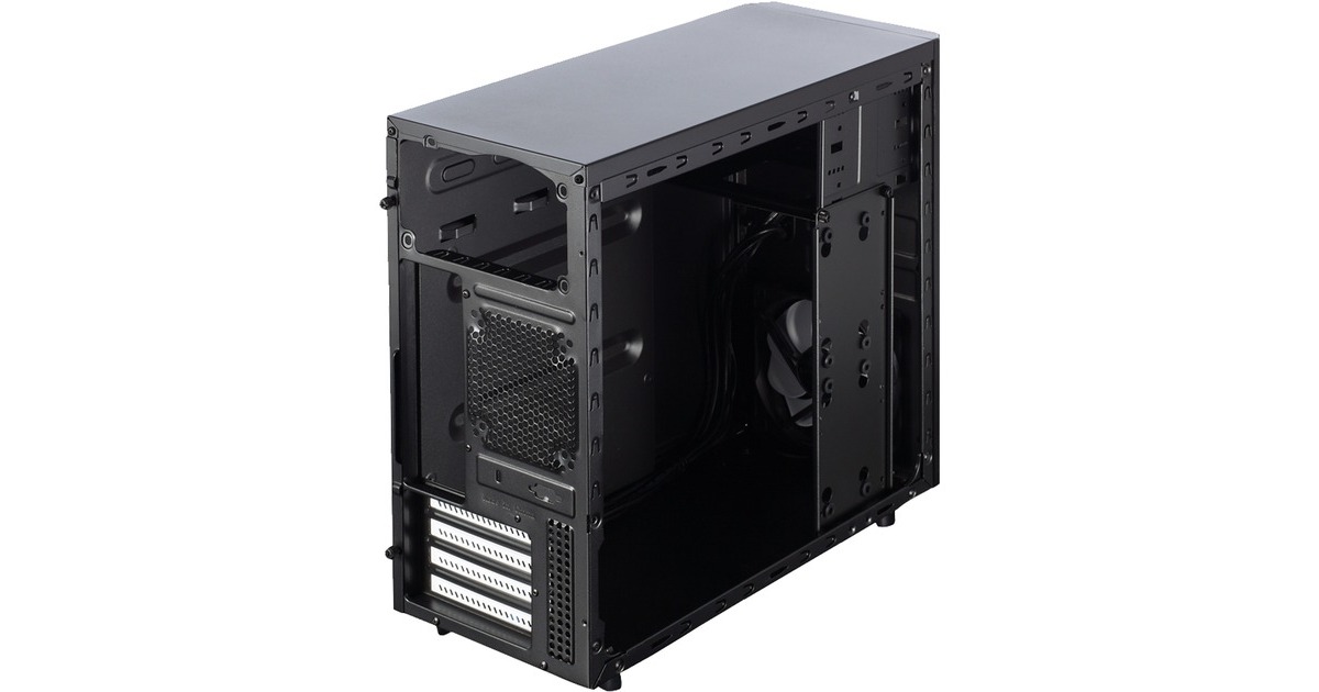 Fractal Design Core 1100 mini tower behuizing Zwart | 2x USB-A