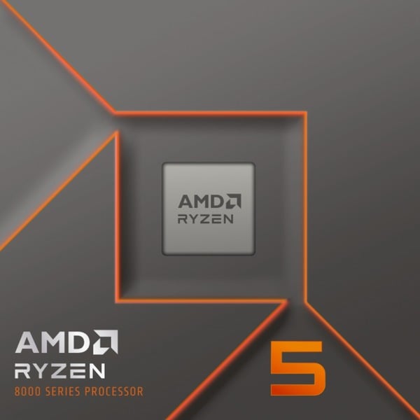 AMD Ryzen 5 8400F, 4,2 GHz (4,7 GHz Turbo Boost) socket AM5 processor Unlocked, Wraith Stealth ...