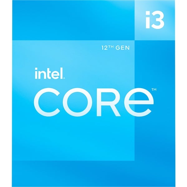 Intel® Core i3-12100, 3,3 GHz (4,3 GHz Turbo Boost) socket 1700 ...