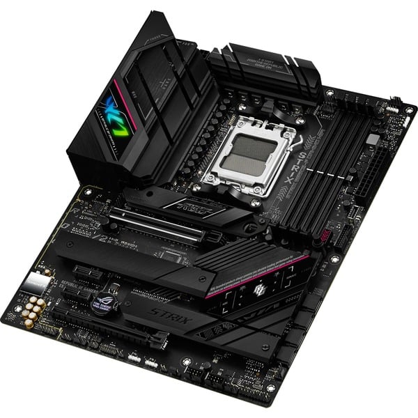 ASUS ROG Strix B650E-F Gaming WiFi, socket AM5 moederbord Zwart, RAID, 2.5 Gb-LAN, Wi-Fi 6, BT 5 ...
