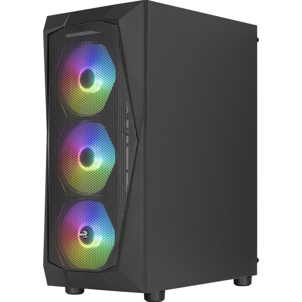 Aerocool Falcon G-BK-v2 tower-behuizing Zwart, USB 3.0, Window-Kit