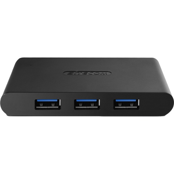 Sitecom USB 3.0 Hub 4 port usb-hub Zwart, CN-083 Sitecom USB 3.0 Hub 4 port usb-hub Zwart, CN-083
