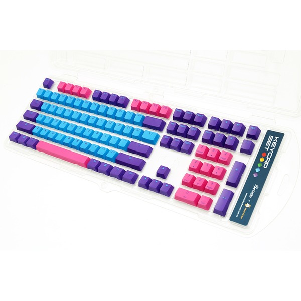 Ducky Keycap Set Joker keycaps Paars, PBT, QWERTY-set