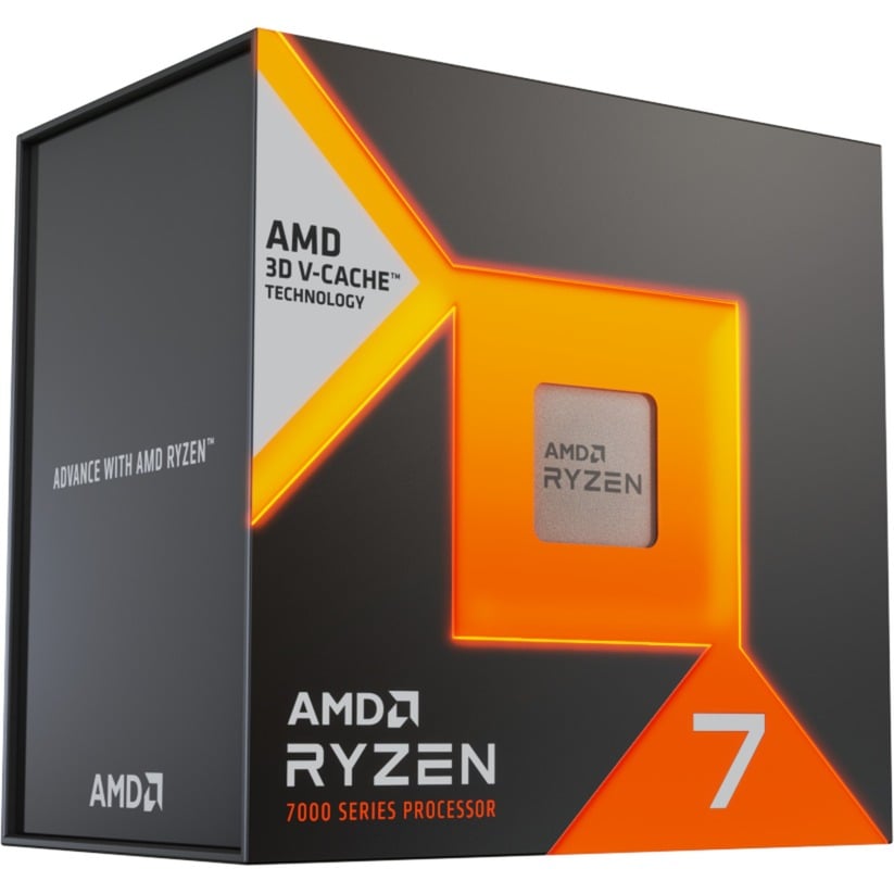 AMD Ryzen 7 7800X3D, 4,2 GHz (5,0 GHz Turbo Boost) socket AM5 processor ...