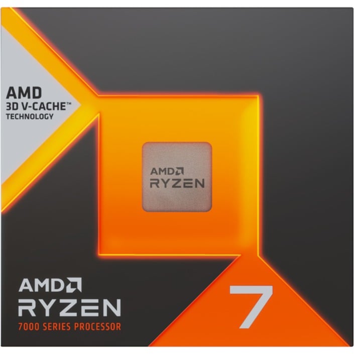 AMD Ryzen 7 7800X3D, 4,2 GHz (5,0 GHz Turbo Boost) socket AM5 processor ...