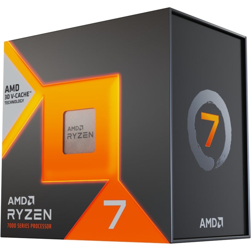 AMD Ryzen 7 7800X3D, 4,2 GHz (5,0 GHz Turbo Boost) socket AM5 processor ...