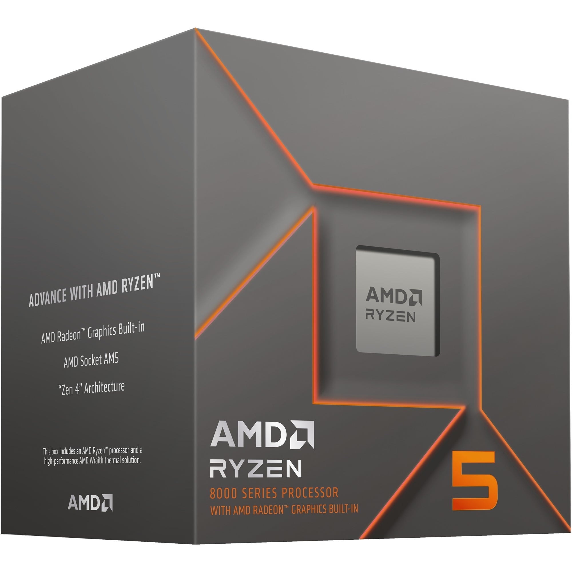 AMD Ryzen 5 8500G, 3,5 GHz (5,0 GHz Turbo Boost) socket AM5 processor ...