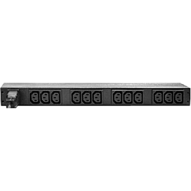 APC Basic Rack PDU 1U AP9565 stekkerdoos Zwart